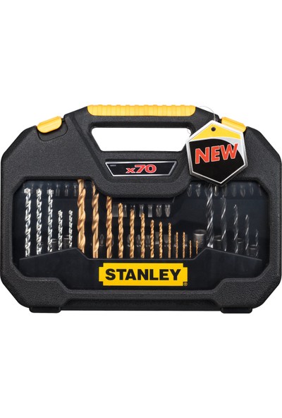 Stanley STA7184 70 Parça Vidalama ve Matkap Uç Seti Stanley STA7184 70 Parça Vidalama ve Matkap Uç Seti