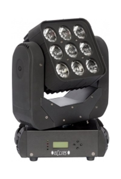 Eclips INCA - 9x12W RGBW Led Moving Head Wash Eclips INCA - 9x12W RGBW Led Moving Head Wash