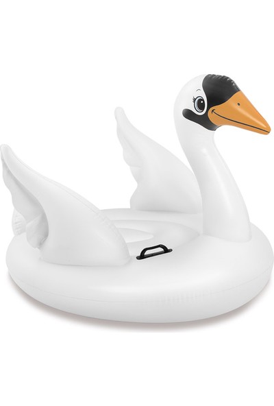 İntex Şişme Kuğu Binici Çocuklar İçin Şişme Beyaz Kuğu Havuz Binici İntex 57557