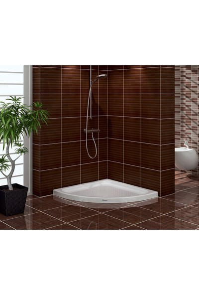 Shower Oval Flat Duş Teknesi 100*100 Shower Oval Flat Duş Teknesi 100*100