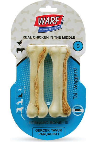Warf Tavuklu Kemik S - 12.5 cm Warf Tavuklu Kemik S - 12.5 cm