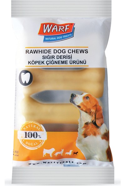 Warf Naturel Sığır Derisi Kemik XS - 7.5 cm Warf Naturel Sığır Derisi Kemik XS - 7.5 cm