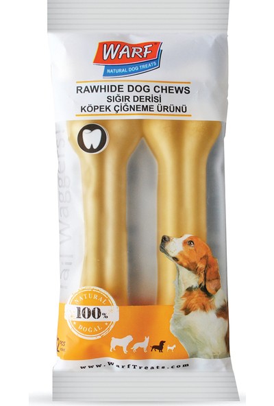 Warf Naturel Sığır Derisi Kemik S - 12.5 cm Warf Naturel Sığır Derisi Kemik S - 12.5 cm