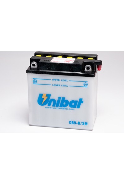 Unibat CB9-B (YB9-B) 12V 9Ah 130CCA 135x75x139 Standart Motosiklet Aküsü