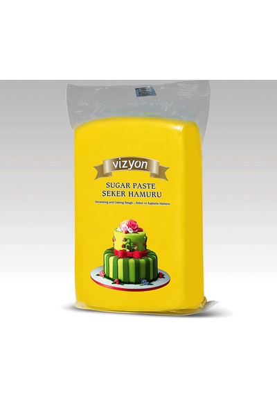 Vizyon Sarı Şeker Hamuru 1 kg