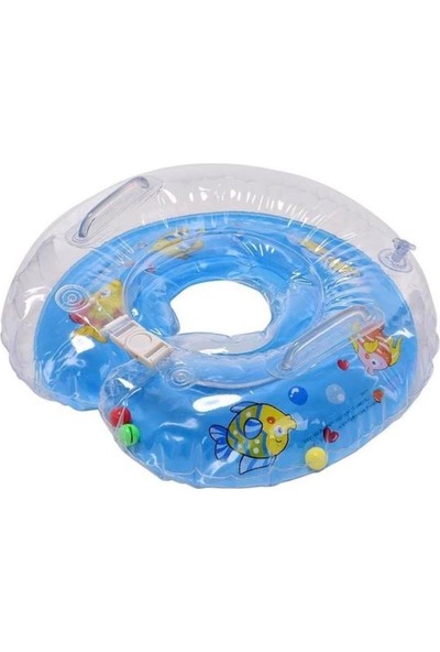 Momz Bebek Yüzme Deniz Havuz Banyo Boyun Simidi Mavi Momz Bebek Yüzme Deniz Havuz Banyo Boyun Simidi Mavi