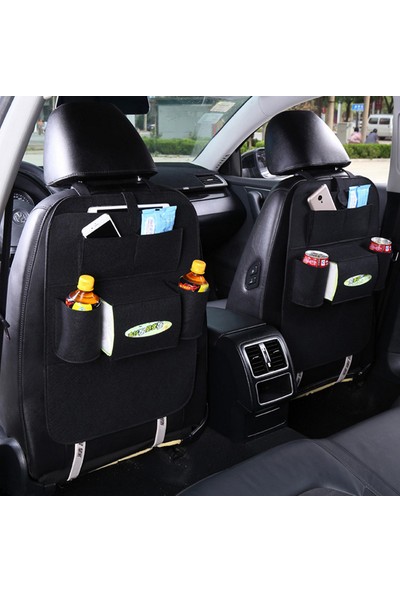 Momz Araba Koltuk Arkası Eşya Düzenleyici Seat Back Organizer Siyah