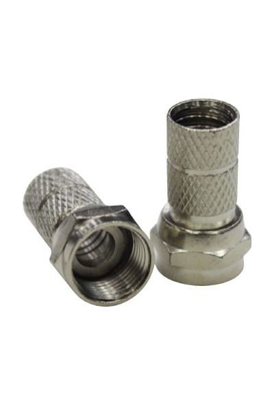 Cablemaster Rg6 U6 F Konnektör 10 Adet Cablemaster Rg6 U6 F Konnektör 10 Adet