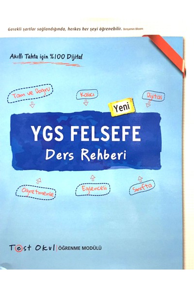 Ygs Felsefe Ders Rehberi (2 Fasikül)