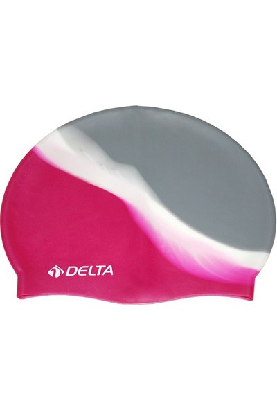 Delta Silikon Bone Yüzücü Havuz Deniz Bonesi (Gökkuşağı Desenli)