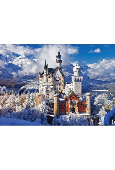 Puzz 68 x 48 cm Beyaz Şato Puzzle (1000 Parça)