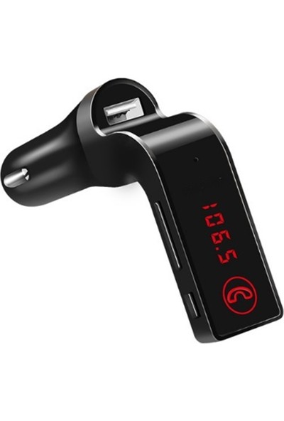 Earldom Araç Mp3 Fm Transmitter Bluetooth Araç Kiti Usb Girişli Çakmaklık SD Kart - Siyah Earldom Araç Mp3 Fm Transmitter Bluetooth Araç Kiti Usb Girişli Çakmaklık SD Kart - Siyah