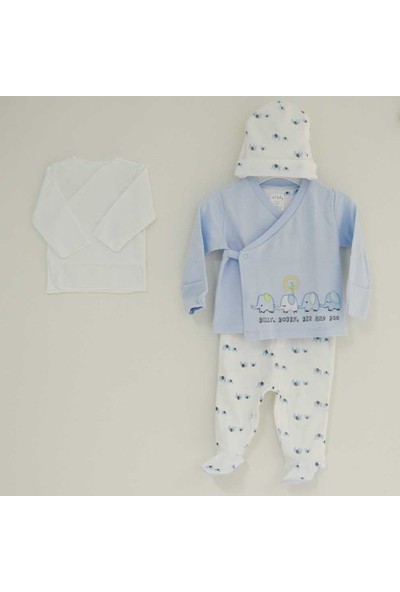 İdil Baby 8910 3'lü Bebek Tulum Takımı