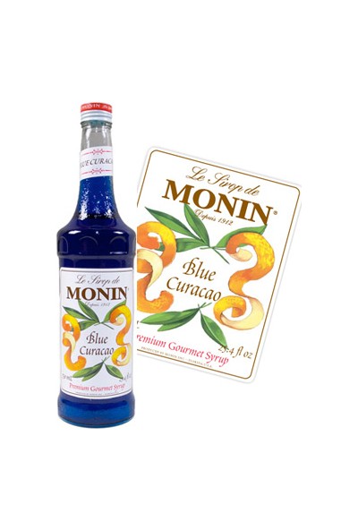 Monin Blue Curacao Kokteyl Şurubu 75 CL Monin Blue Curacao Kokteyl Şurubu 75 CL