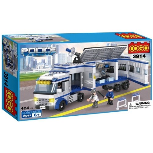 Cogo Lego Polis Seti Mobil Polis Birimi 424 Parça Fiyatı