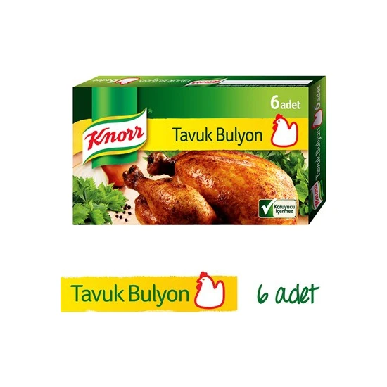 hepsiburada Knorr Tavuk Bulyon 6 Lı Tablet 60 Gr | Fiyat Arşivi