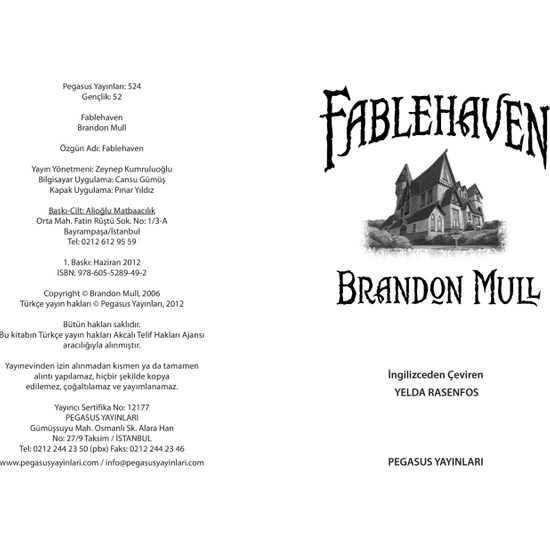Fablehaven-Brandon Mull Kitabı ve Fiyatı - Hepsiburada