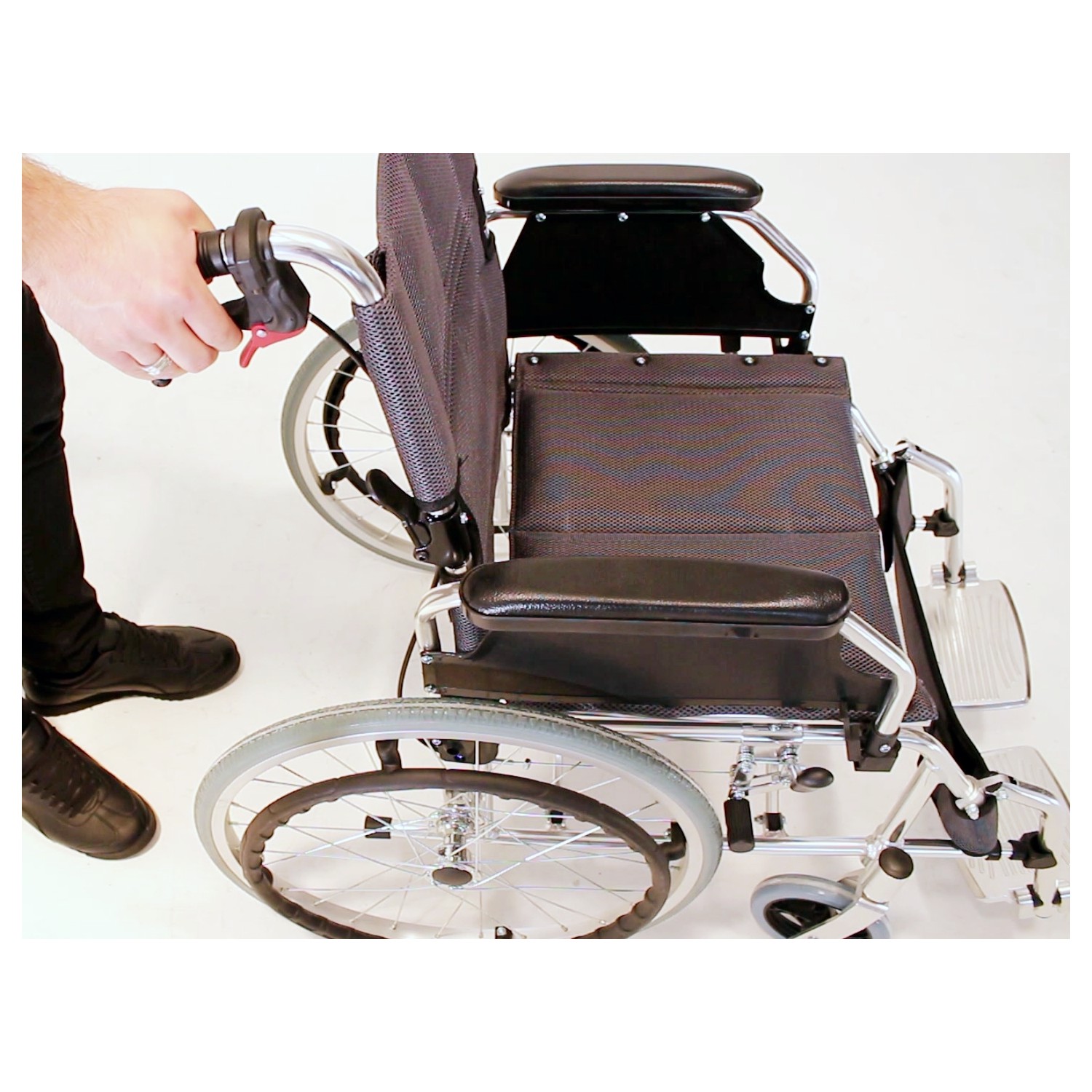 Tekerlekli İskemle M-605T Alüminyum Manuel Tekerlekli Fiyatı