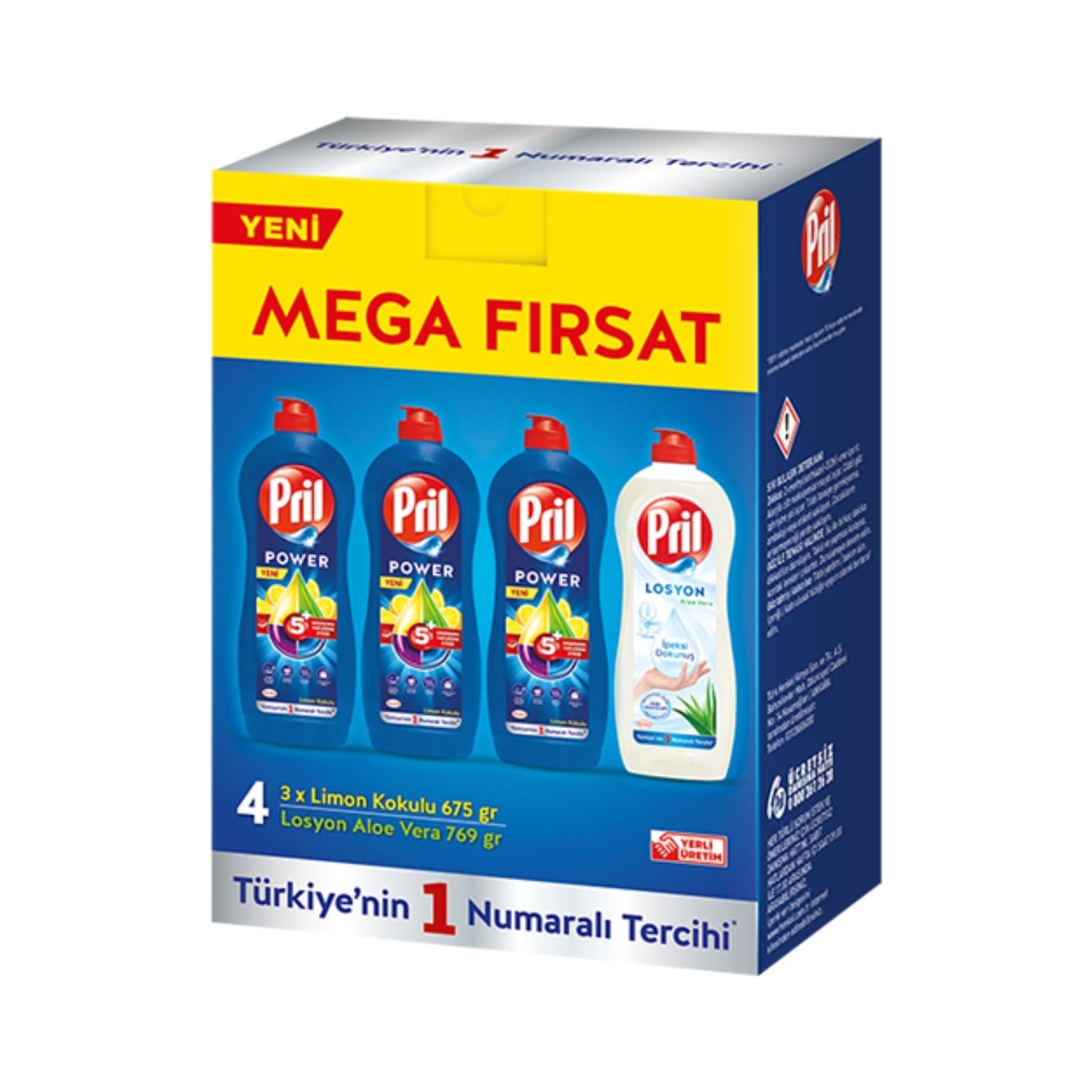 Pril 3X675 gr + Losyon 750 ml Kutu Fiyatı - Taksit Seçenekleri