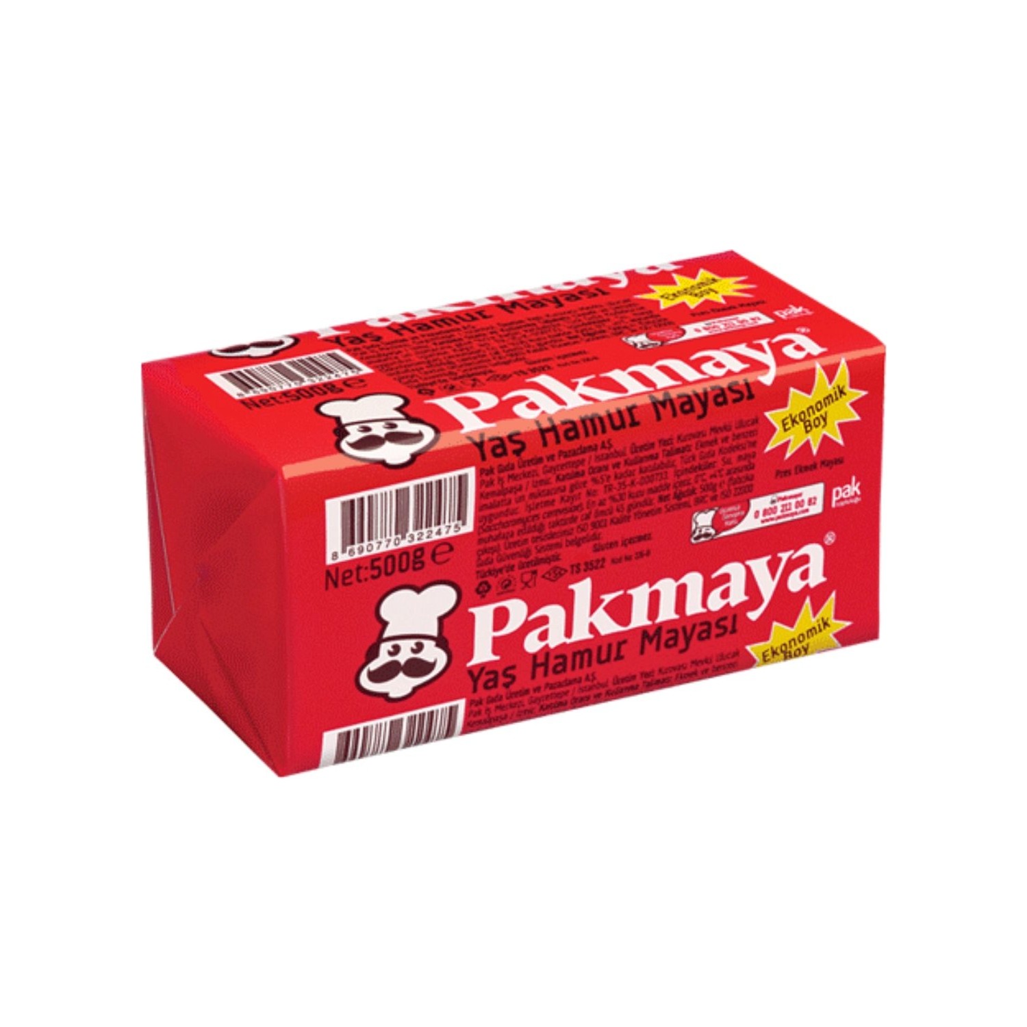 Pakmaya Yaş Hamur Mayası 500 gr Fiyatı - Taksit Seçenekleri