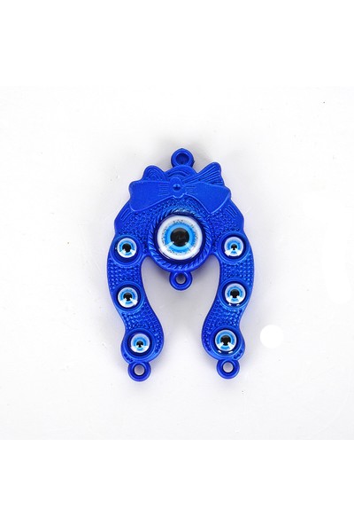 Bimbambom Nazar Boncuklu At Nalı Hediyelik 5 Adet - Küçük Bereket Süsü