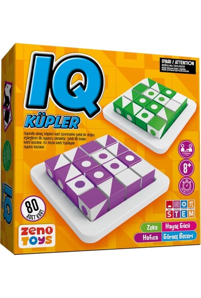 Zeno Toys Iq Küpler Zeka Oyunu