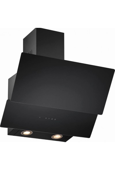 Eminçelik Ec-Ch 1454 Rc B60 2 Camlı Siyah Davlumbaz (Uzaktan Kumandalı)