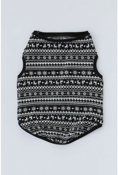 Penti Siyah Fairisle Köpek Kıyafeti