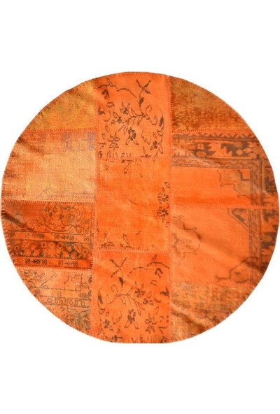 Giz Home Anadolu Patchwork El Örgüsü Halı 150X150 Giz Home Anadolu Patchwork El Örgüsü Halı 150X150