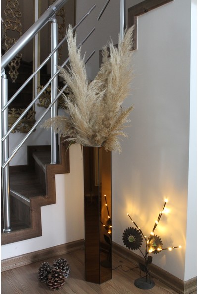 Leaf Home Bakır Aynalı Vazo