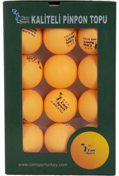 Can Sport Gazlı Pinpon Topu 12'li Turuncu (7008-TURUNCU) Can Sport Gazlı Pinpon Topu 12'li Turuncu (7008-TURUNCU)