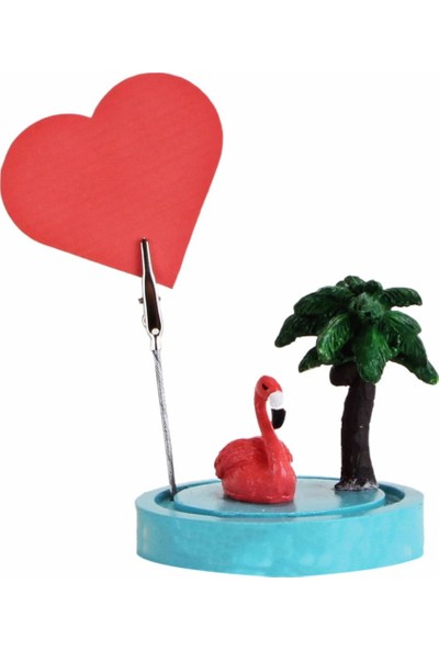 Hediyekanalı Sevimli Flamingo Tasarımlı Biblo Notluk