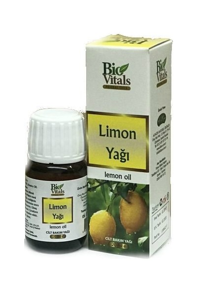 Bio Vitals Limon Yağı 20ML Bio Vitals Limon Yağı 20ML