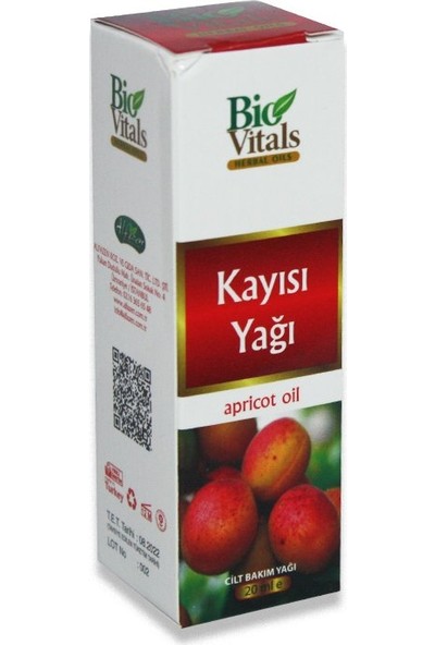 Bio Vitals Kayısı Yağı 20ML Bio Vitals Kayısı Yağı 20ML