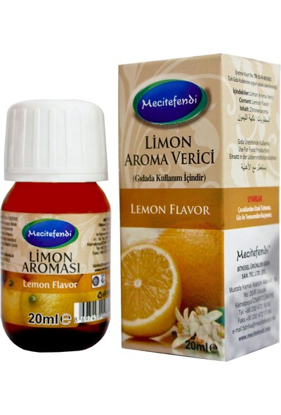 Mecitefendi Limon Aroması 20 ml