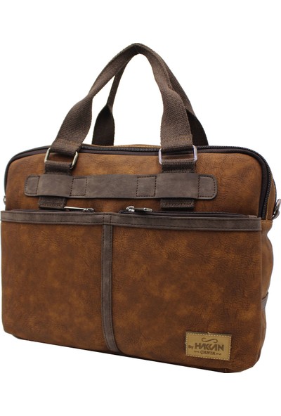 Hakkan Çanta Laptop & Evrak Çantası GK21 Taba