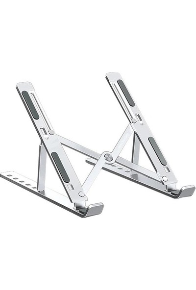 Laptop Stand MacBook Notebook Katlanabilir Taşınabilir Metal Standı Laptop Stand MacBook Notebook Katlanabilir Taşınabilir Metal Standı