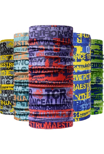 Knmaster Giant 5'li Paket Çok Amaçlı Bandana Boyunluk