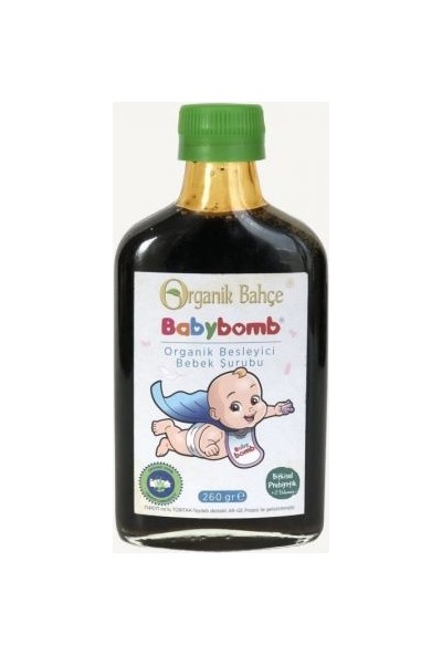 Organik Bahçe Babybomb ( Organik Besleyici Bebek Şurubu ) 260GR