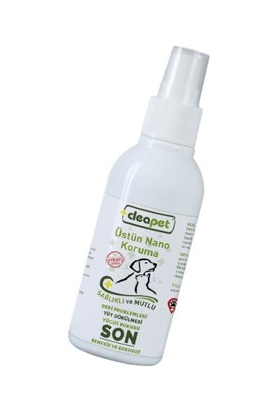 Cleapet Evcil Hayvan Kedi Köpek Koku Hijyen Için Nano Sprey 150ML Cleapet Evcil Hayvan Kedi Köpek Koku Hijyen Için Nano Sprey 150ML