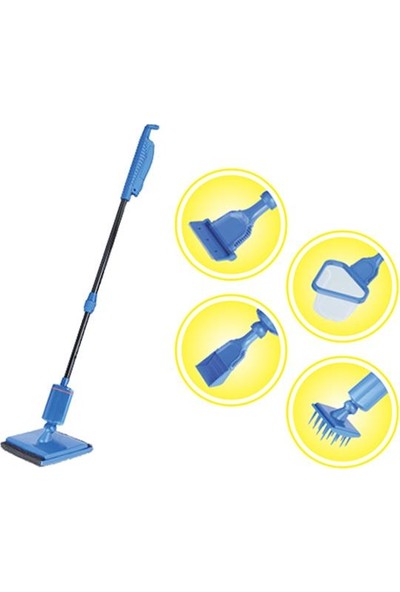 Ista Boyu Fonksiyonel Akvaryum Temizlik Seti 5in1 85CM