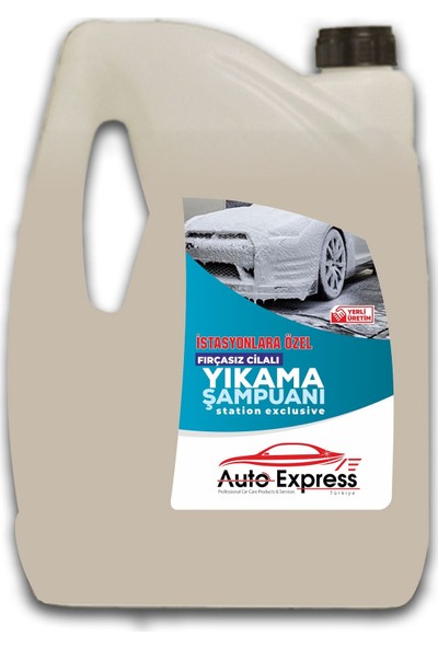 Auto Express Türkiye Fırçasız Cilalı Oto Yıkama Şampuanı İstasyon Exclusive 5 KG