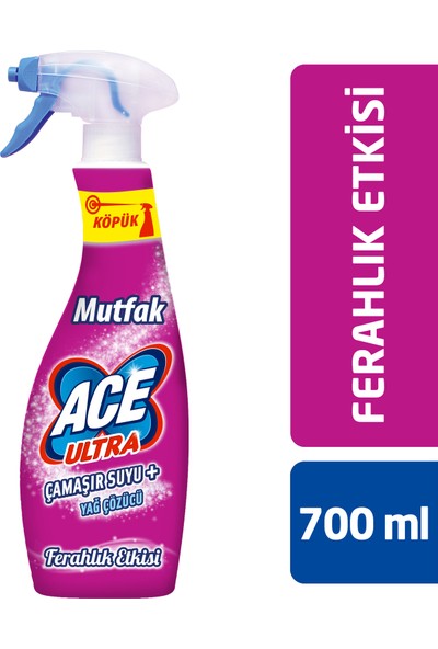 ACE Ultra Çamaşır Suyu Köpük Mutfak Ferahlık Etkisi 700ML ACE Ultra Çamaşır Suyu Köpük Mutfak Ferahlık Etkisi 700ML