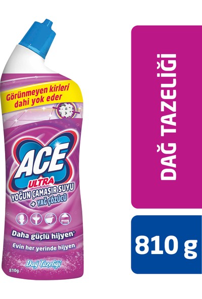 ACE Ultra Yoğun Kıvamlı Çamaşır Suyu Dağ Tazeliği 810g ACE Ultra Yoğun Kıvamlı Çamaşır Suyu Dağ Tazeliği 810g