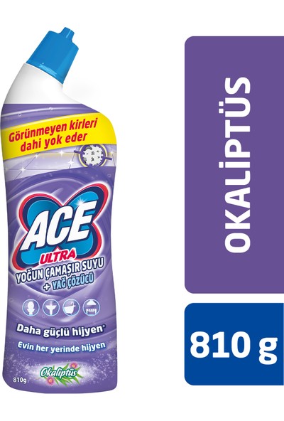 ACE Ultra Yoğun Kıvamlı Çamaşır Suyu Okaliptus 810g ACE Ultra Yoğun Kıvamlı Çamaşır Suyu Okaliptus 810g