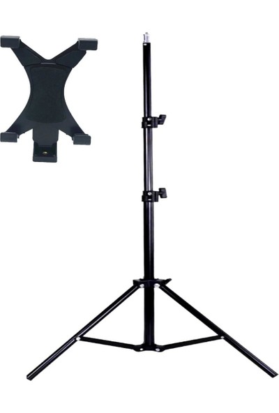 Kyrotech Tablet Tutucu Ipad Tutucu 2 Metre Metal Tripod Ayaklı Stand Tablet Stand