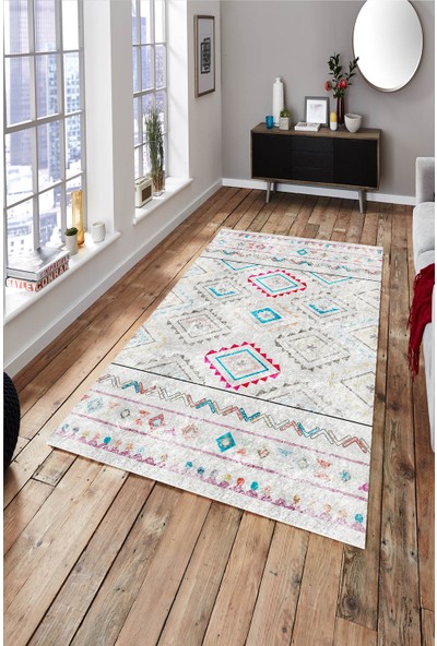 Cappio Halı Prizma Desenli Halı (Makinada Yıkanabilir) - CP002