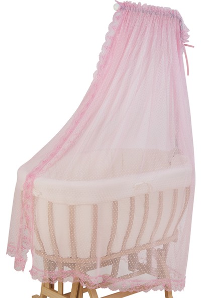G&G Baby Pembe Dantel Cibinlik Tülü + Metal Cibinlik Askısı G&G Baby Pembe Dantel Cibinlik Tülü + Metal Cibinlik Askısı