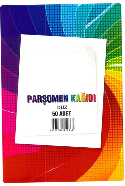 Fiyper Parşomen Kağıdı Çizgisiz 60 gr 50'li Fiyper Parşomen Kağıdı Çizgisiz 60 gr 50'li