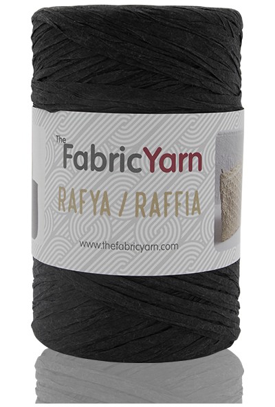 The Fabric Yarn İplik Siyah Rafya İp The Fabric Yarn İplik Siyah Rafya İp